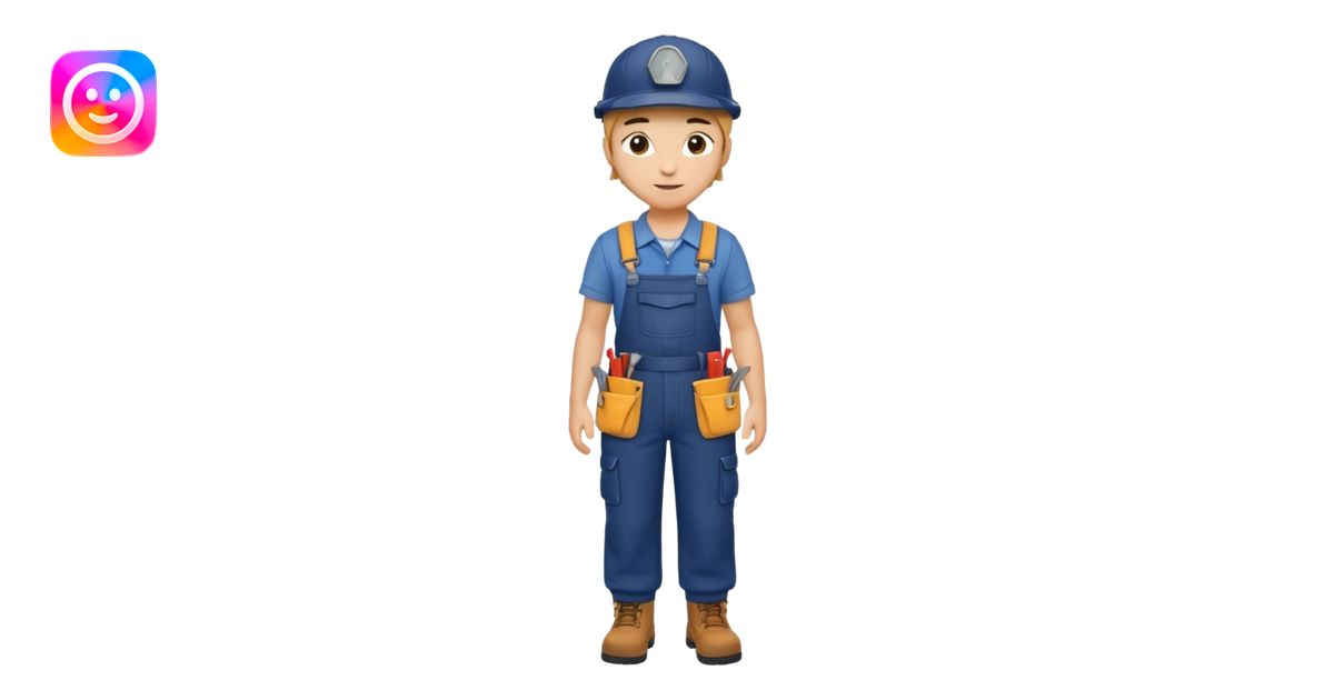 Repairs and Maintenance, Young, wearing navy overalls, a cap and having ...