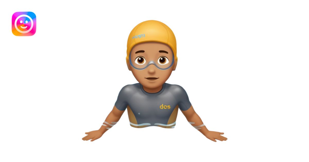 Underwater boy swim emoji | AI Emoji Generator