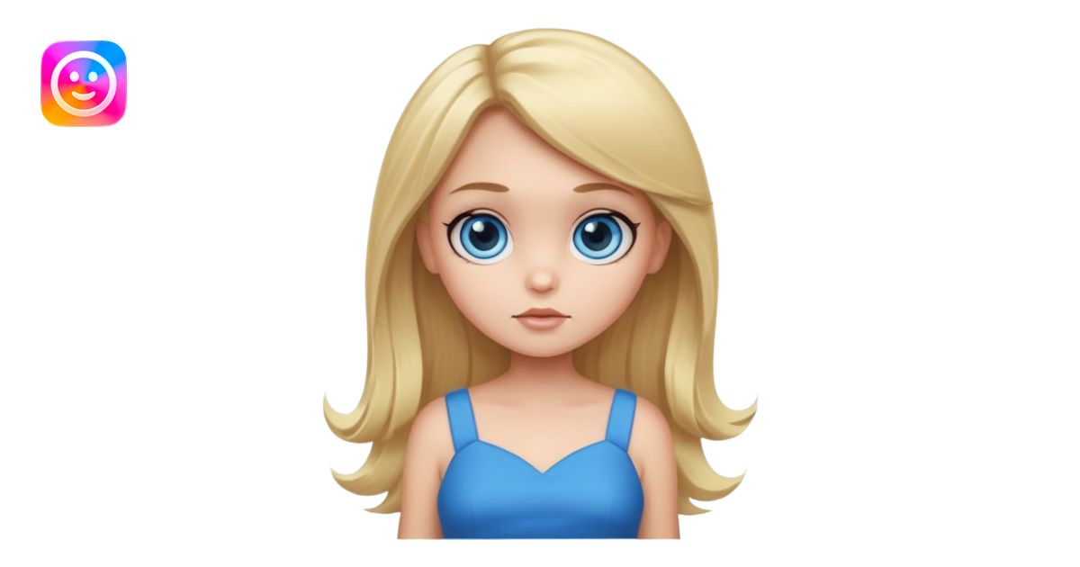 Bubbles Powerpuff Girls emoji | AI Emoji Generator