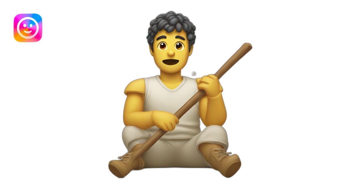 2-sticks emoji | AI Emoji Generator