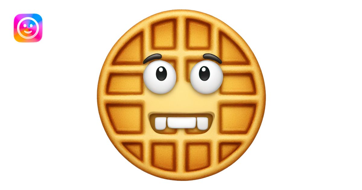 WAFFLE emoji | AI Emoji Generator