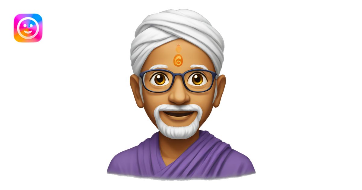 Mahant Swami Maharaj emoji | AI Emoji Generator
