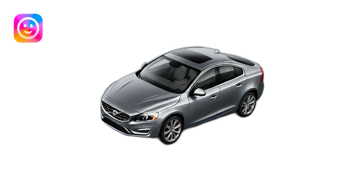 Volvo S60 grey with 4 doors emoji | AI Emoji Generator