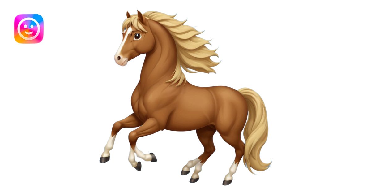 spirit stallion horse emoji | AI Emoji Generator