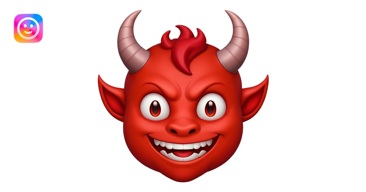 Diable malicieux emoji | AI Emoji Generator