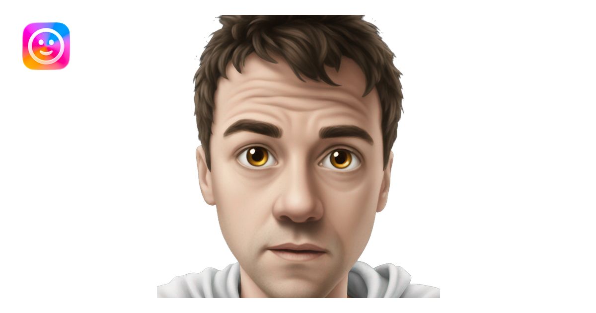 intense gaze portrait realistic portrait emoji | AI Emoji Generator