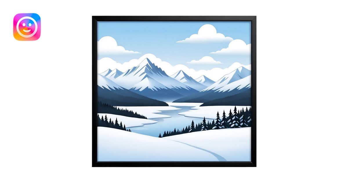 An Alaskan snowy winter back drop to be used in the style of "duck hunt ...