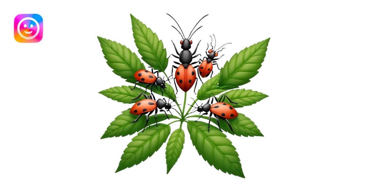 Weed bugs emoji | AI Emoji Generator