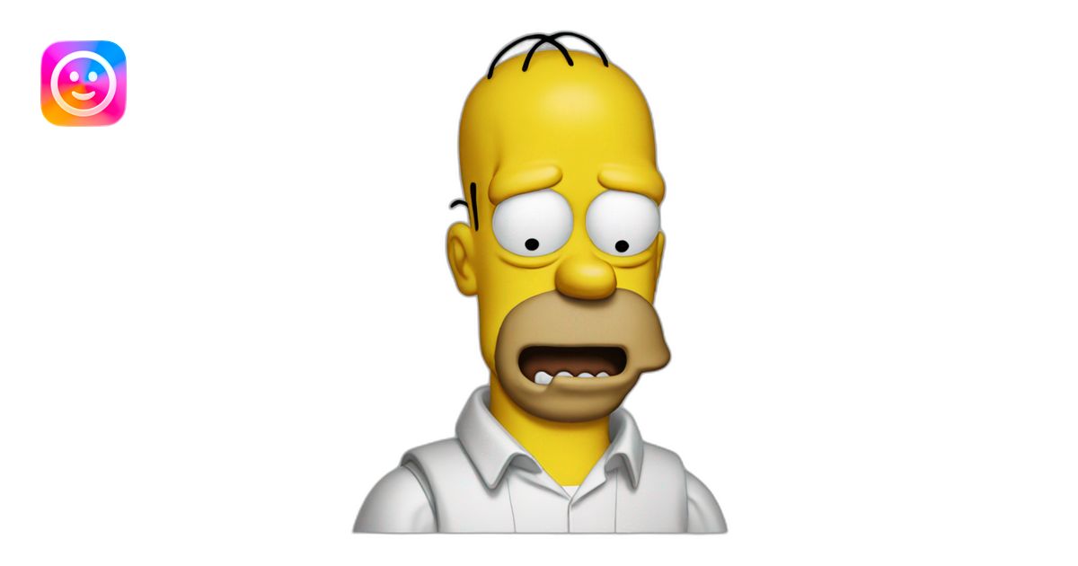 Homer Simpson breaking bad emoji | AI Emoji Generator
