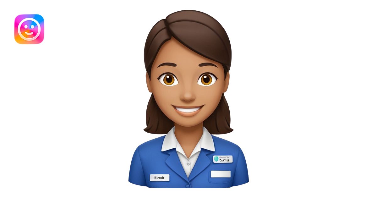 reception staff emoji | AI Emoji Generator