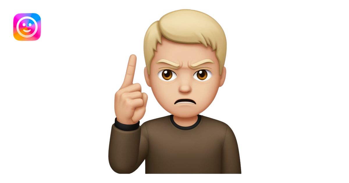middle finger figgo emoji | AI Emoji Generator