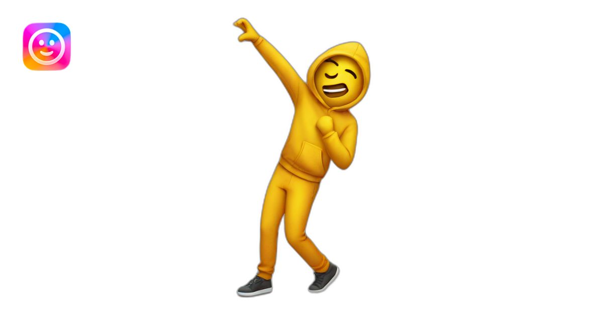 emoji dabbing emoji | AI Emoji Generator