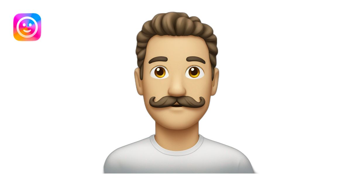 mustache emoji | AI Emoji Generator