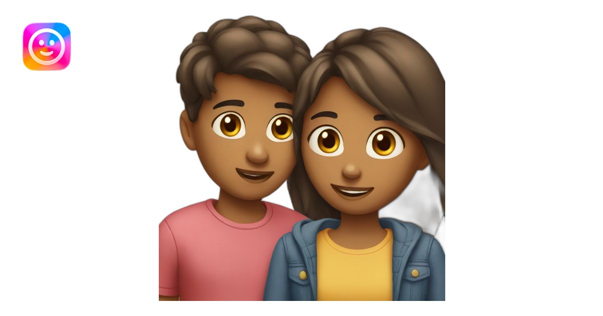 Brother and sister emojis emoji | AI Emoji Generator