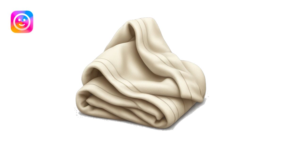 Folded blanket emoji | AI Emoji Generator