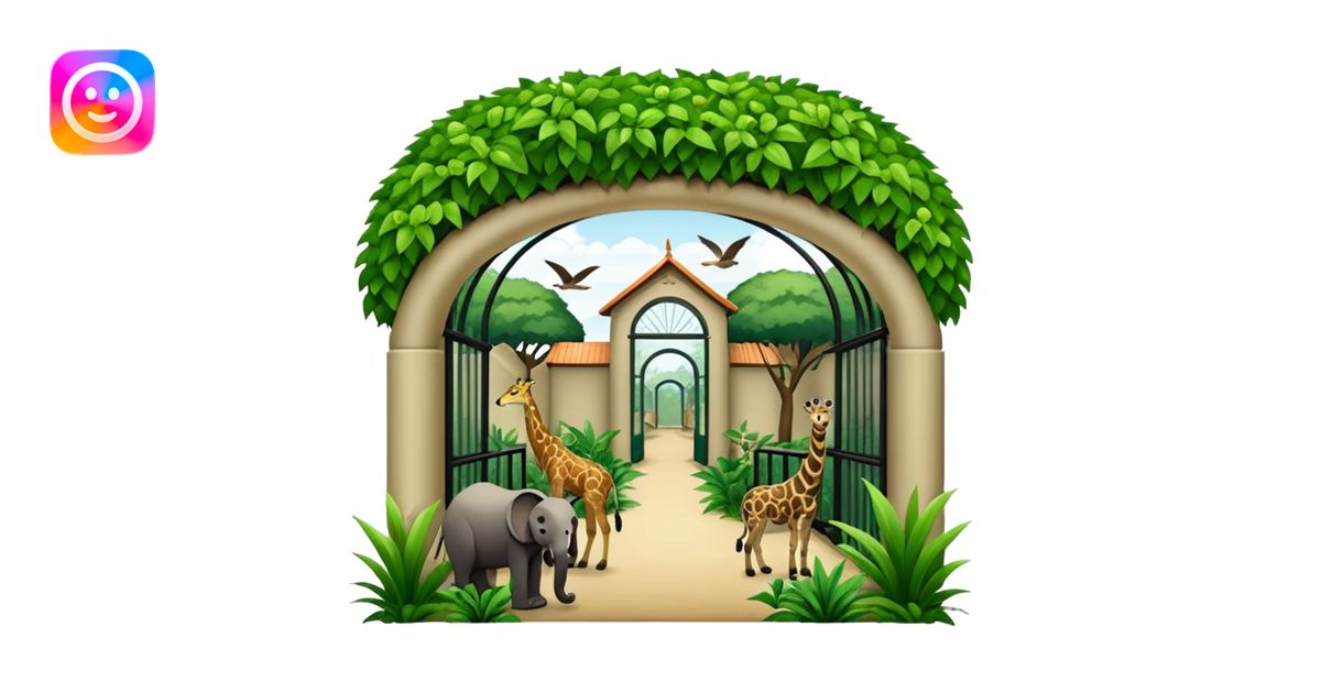 zoo desde fuera emoji | AI Emoji Generator