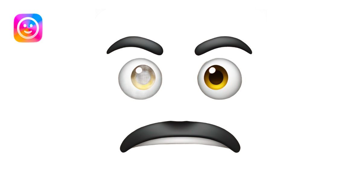 Emoji with nasty side eye emoji | AI Emoji Generator