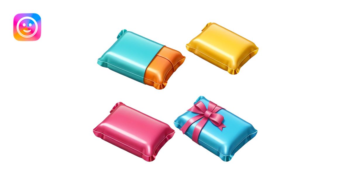retro candy wrapped individual emoji | AI Emoji Generator