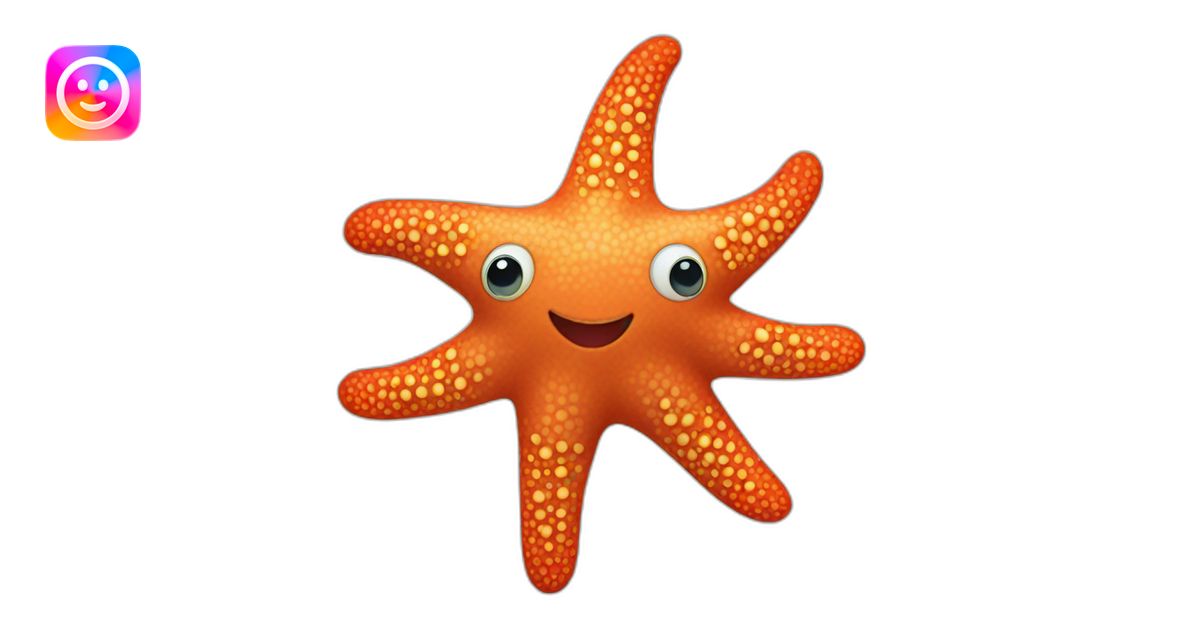 nemo STARFISH emoji | AI Emoji Generator