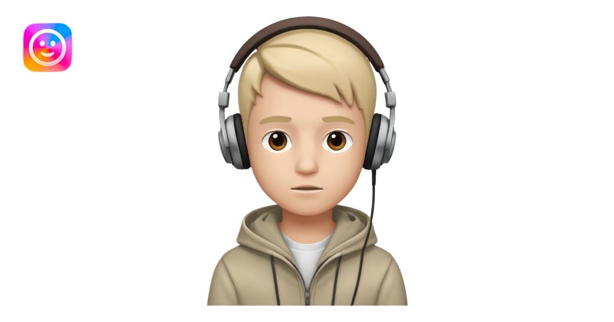 GenZ boy with headphones on and look like editor make him cool asf ...