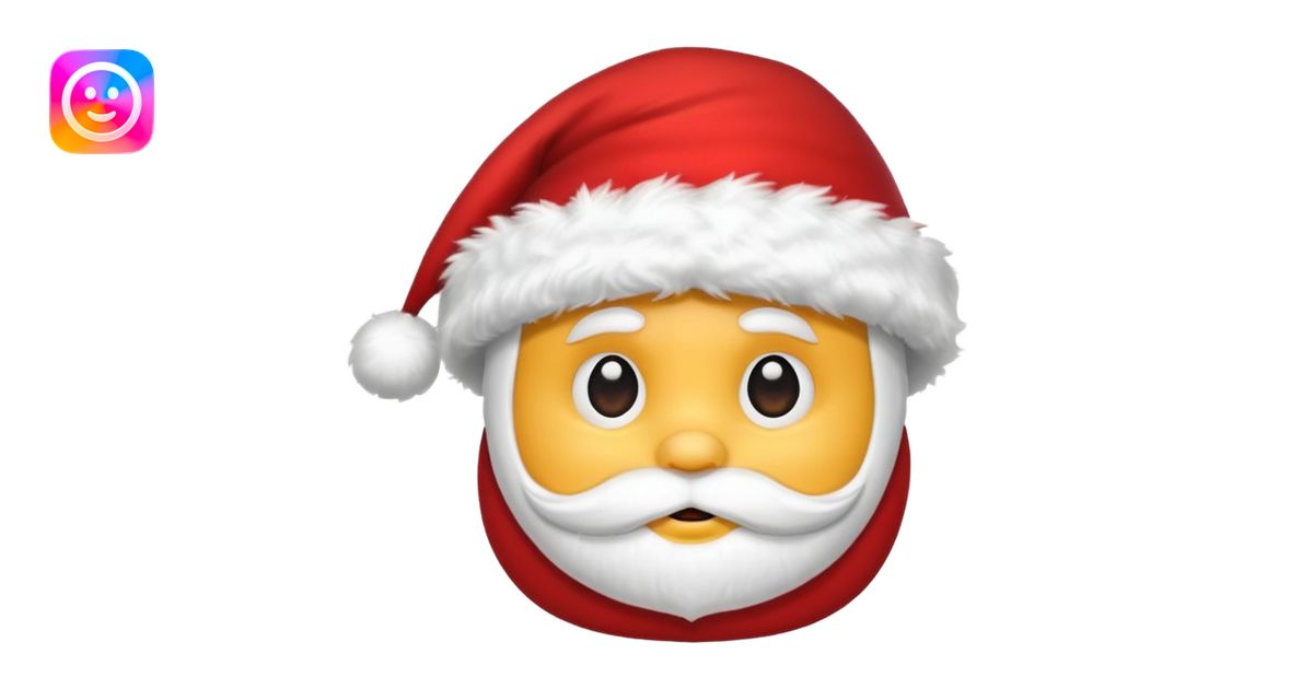 Santa hat emoji | AI Emoji Generator