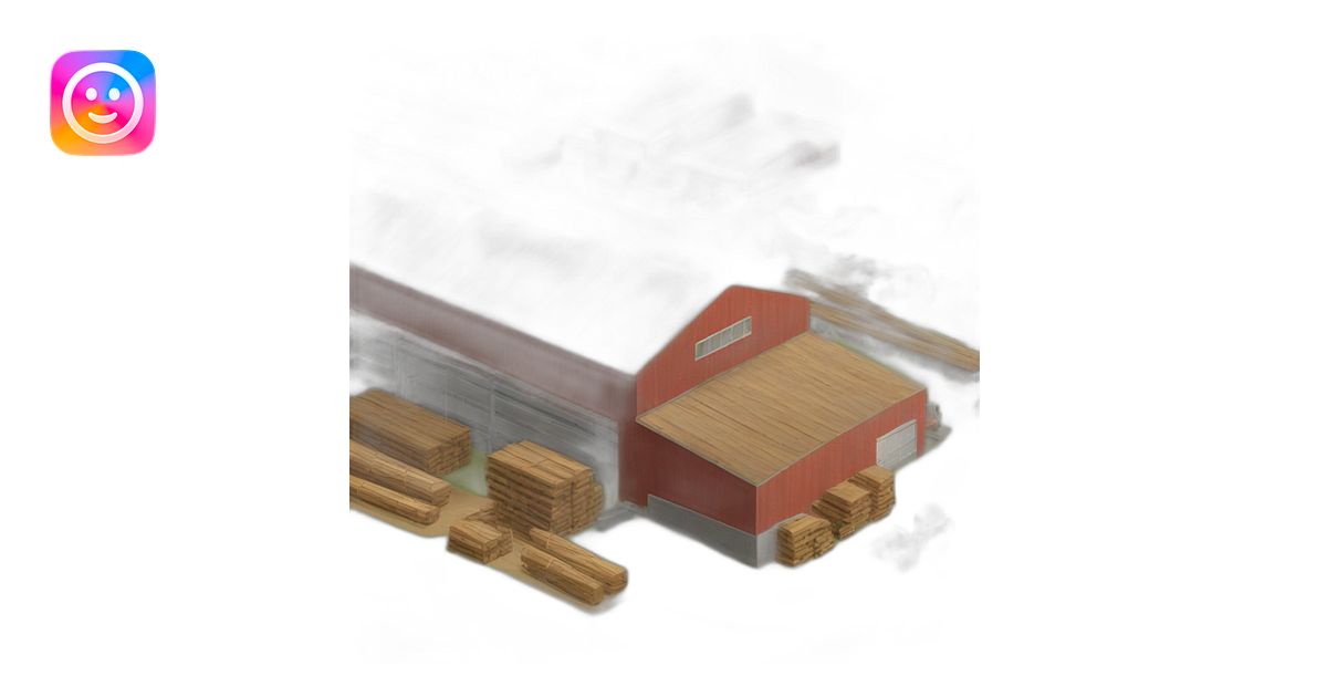 modern lumber factory emoji | AI Emoji Generator