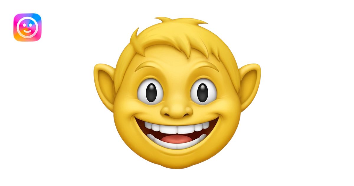 Troll face yellow emojis emoji | AI Emoji Generator