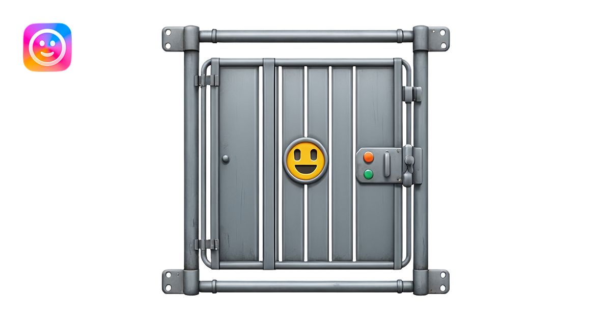 automatic metal gate doorhan emoji | AI Emoji Generator
