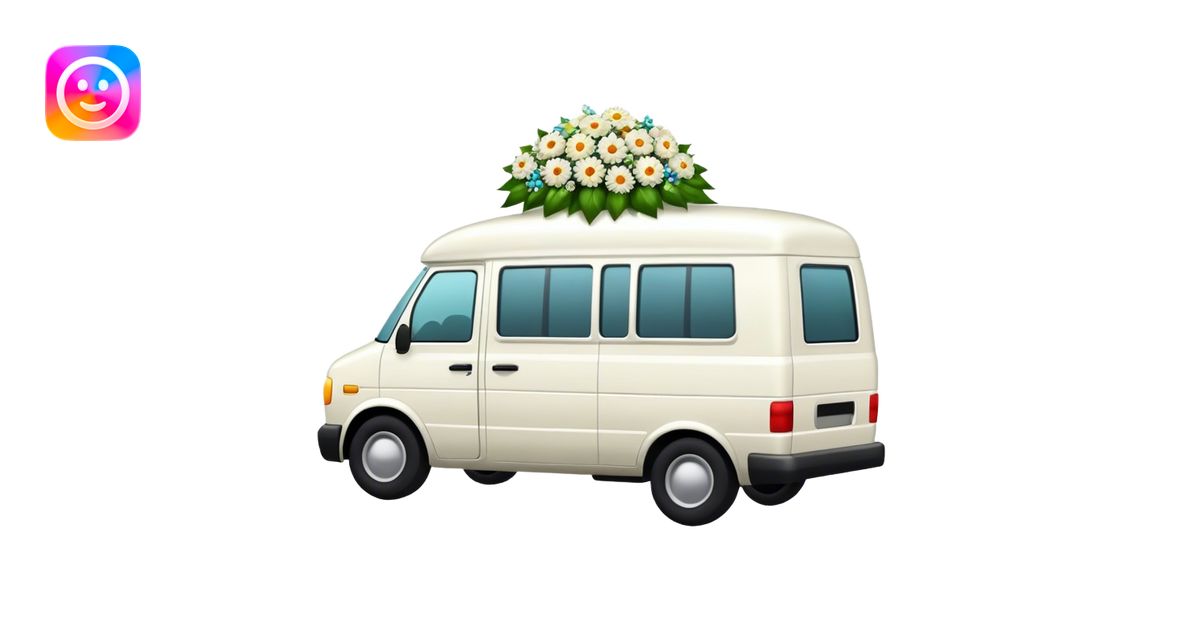 Funeral van emoji | AI Emoji Generator