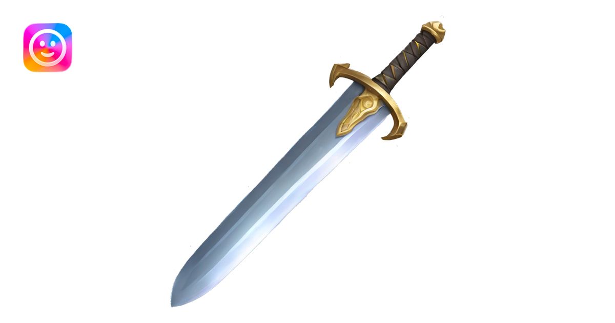 shiny sword emoji | AI Emoji Generator