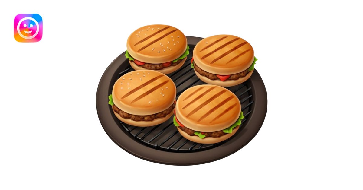a plate of meat patties emoji | AI Emoji Generator