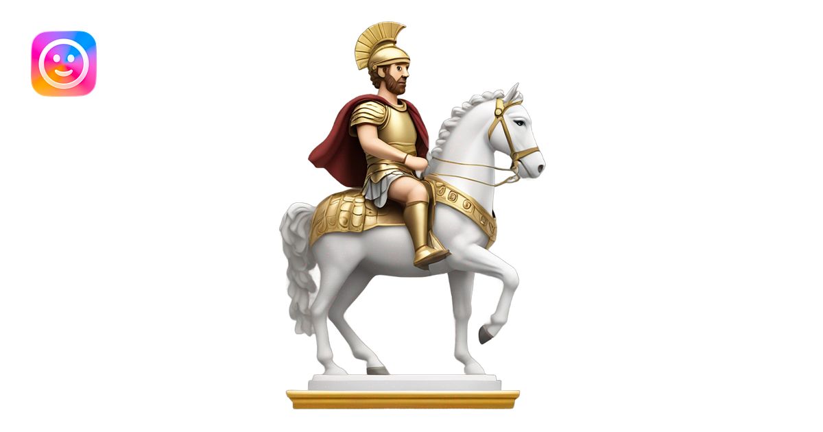 statue of Marcus Aurelius emoji | AI Emoji Generator