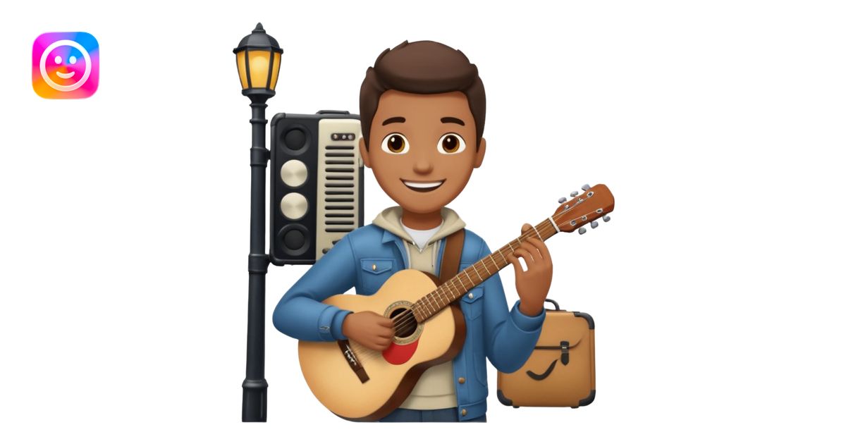 street busking emoji | AI Emoji Generator