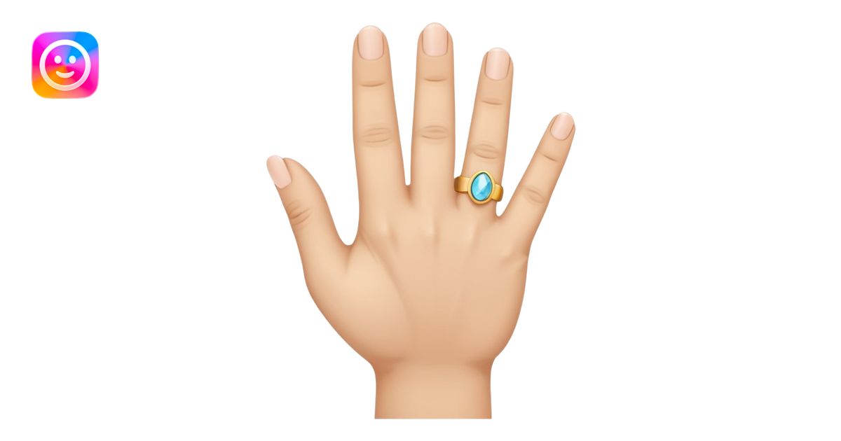 the ring finger, index finger, and middle finger facing up while the ...