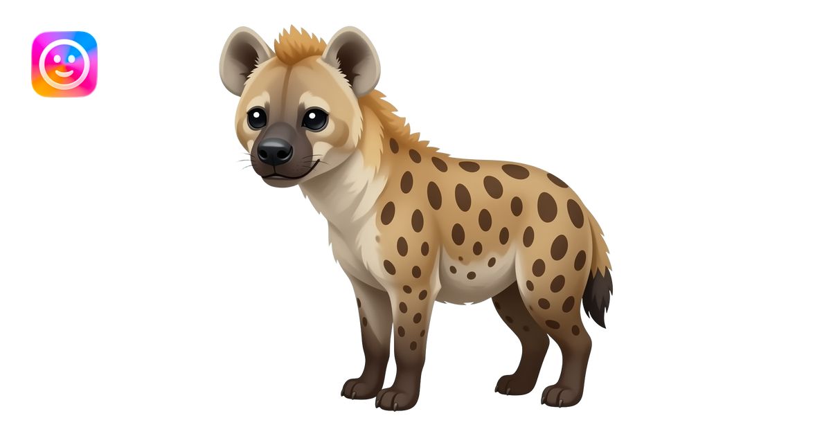 Hyena emoji | AI Emoji Generator