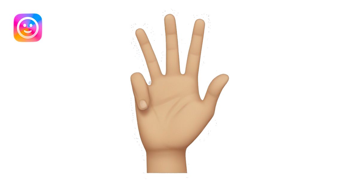 hunger games hand sign emoji | AI Emoji Generator