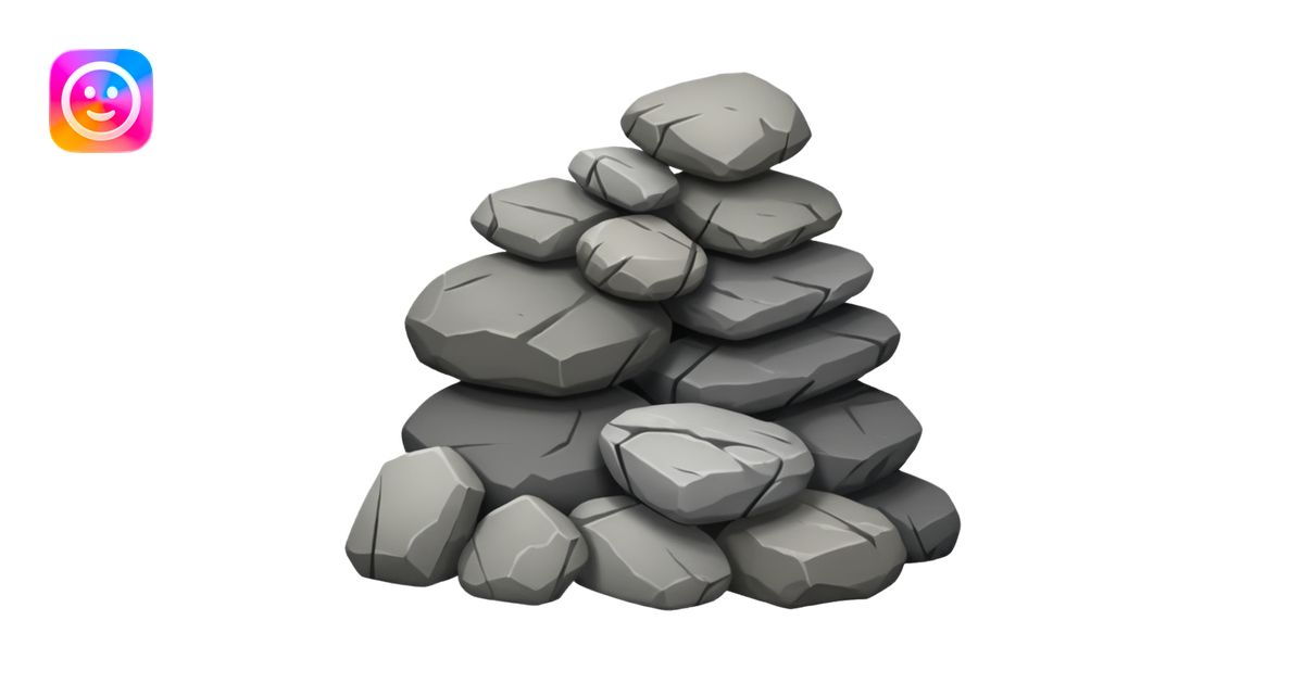 Stone emoji | AI Emoji Generator