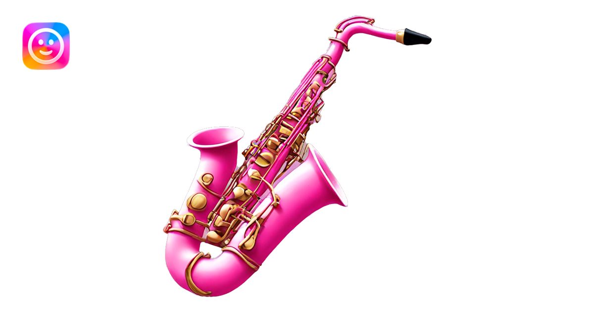 pink saxophone emoji | AI Emoji Generator