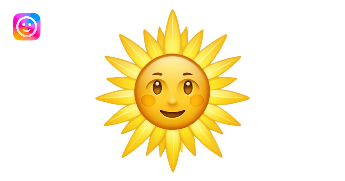 Light burst / illumination cue emoji | AI Emoji Generator