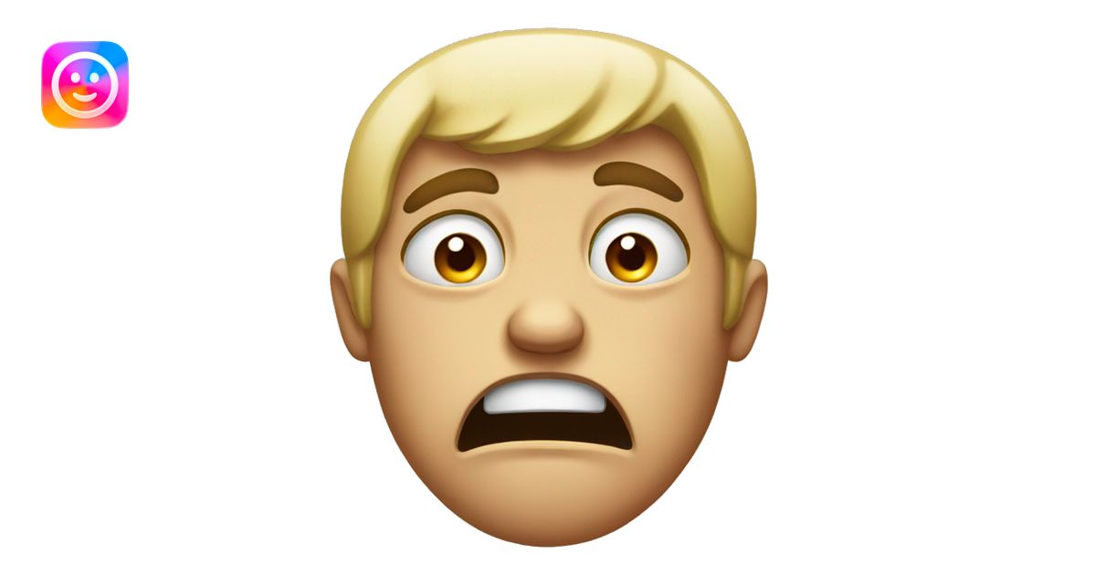 Angry crying face emoji | AI Emoji Generator