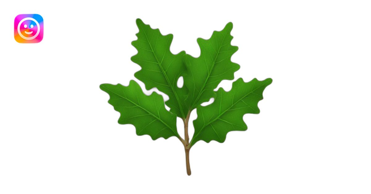 holly leaf emoji | AI Emoji Generator