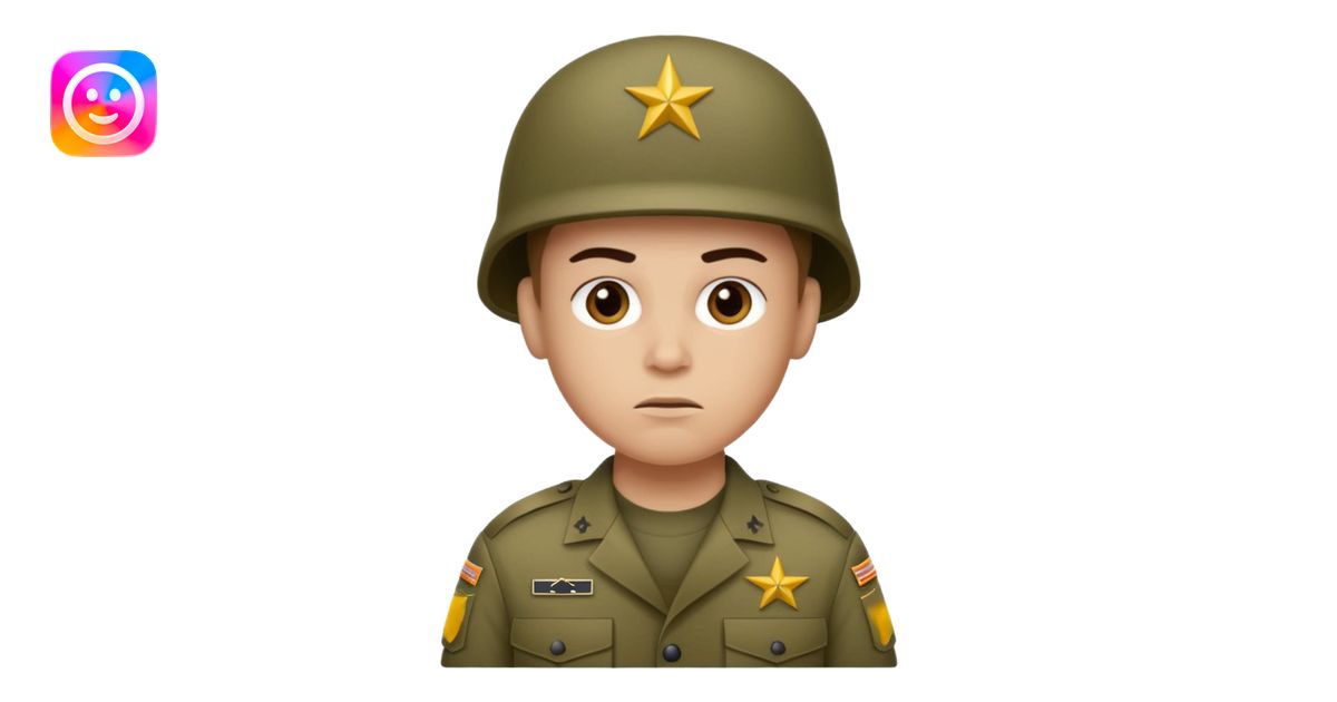 us army soldier emoji | AI Emoji Generator