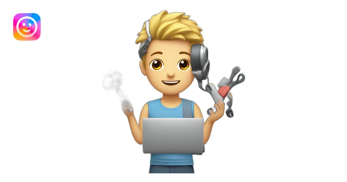 kid multitasking with 2 things at once emoji | AI Emoji Generator