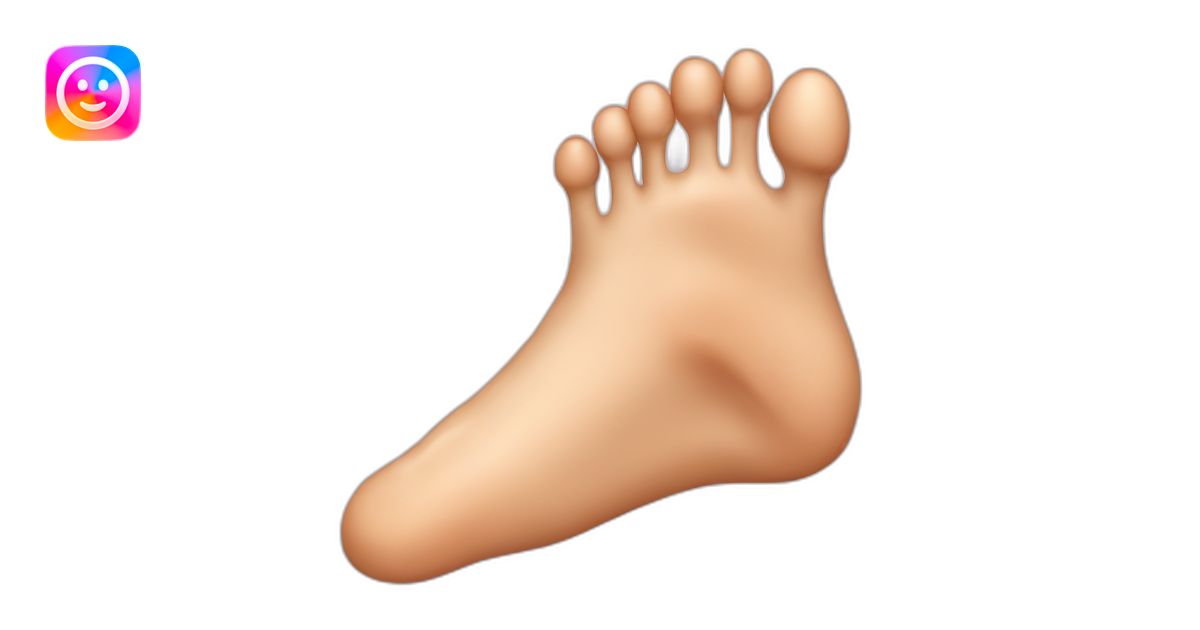 human foot emoji | AI Emoji Generator