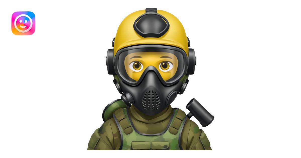 paintball player emoji | AI Emoji Generator