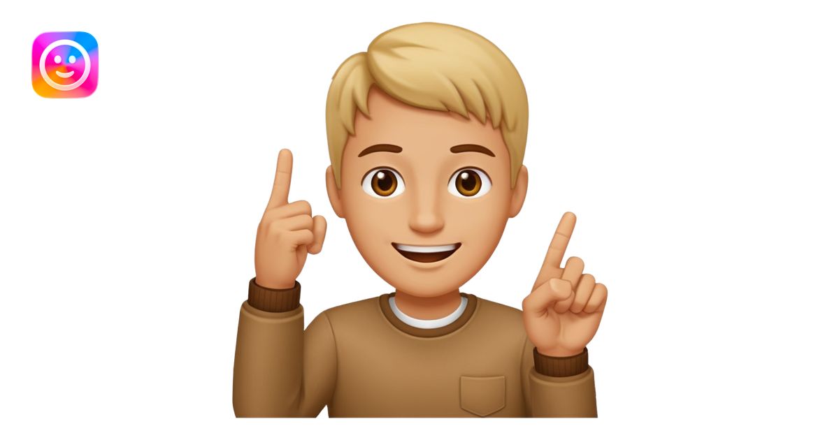 Happy face with middle finger emoji | AI Emoji Generator
