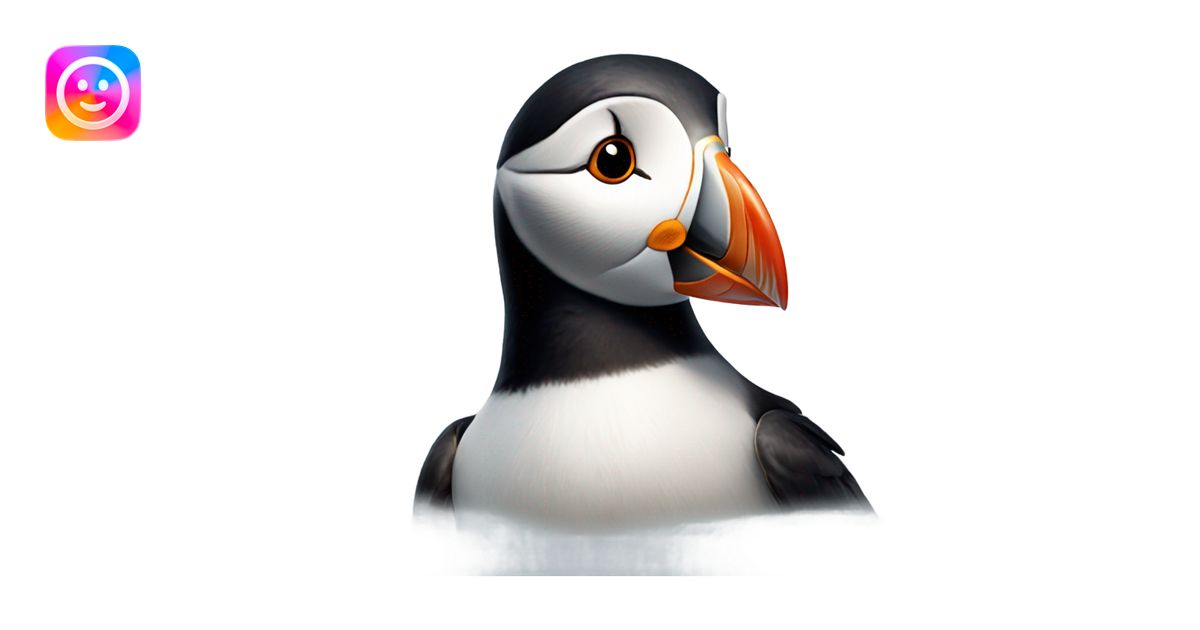 Smiling puffin emoji | AI Emoji Generator