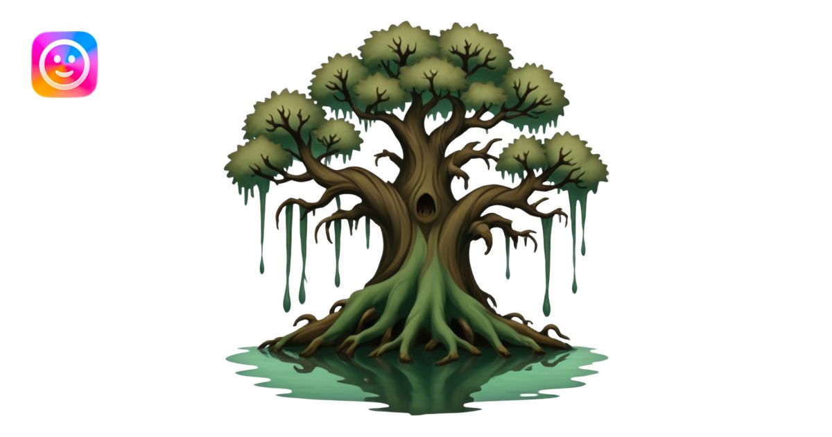 horror swamp png emoji | AI Emoji Generator