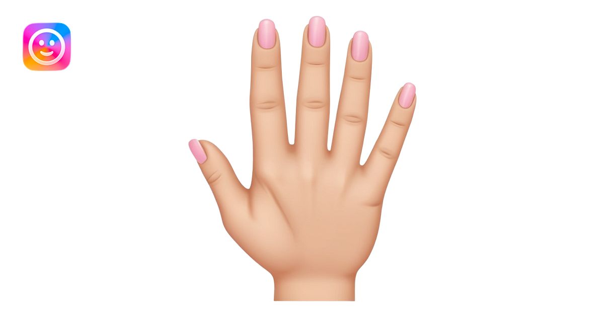 Pinky finger and ring finger down the other fingers up emoji | AI Emoji Generator