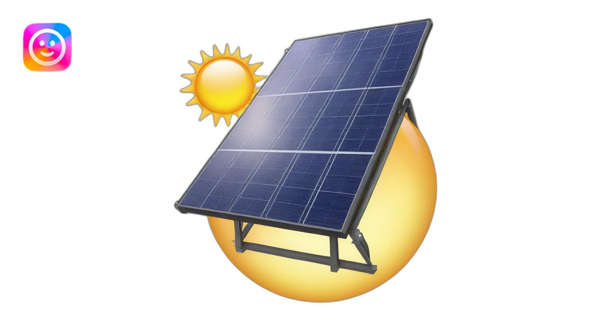 Solar panel emoji | AI Emoji Generator